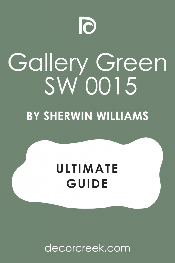 Gallery Green SW 0015 Paint Color by Sherwin Williams - DecorCreek