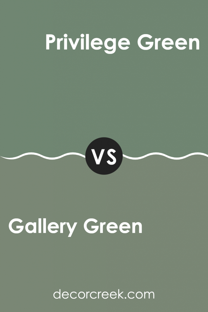 Gallery Green SW 0015 Paint Color by Sherwin Williams - DecorCreek