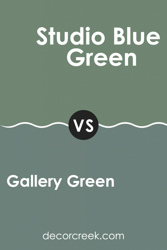 Gallery Green SW 0015 Paint Color by Sherwin Williams - DecorCreek