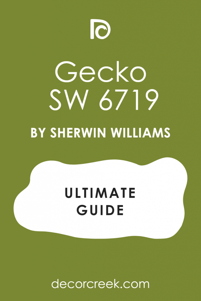 Gecko SW 6719 Paint Color by Sherwin Williams - DecorCreek