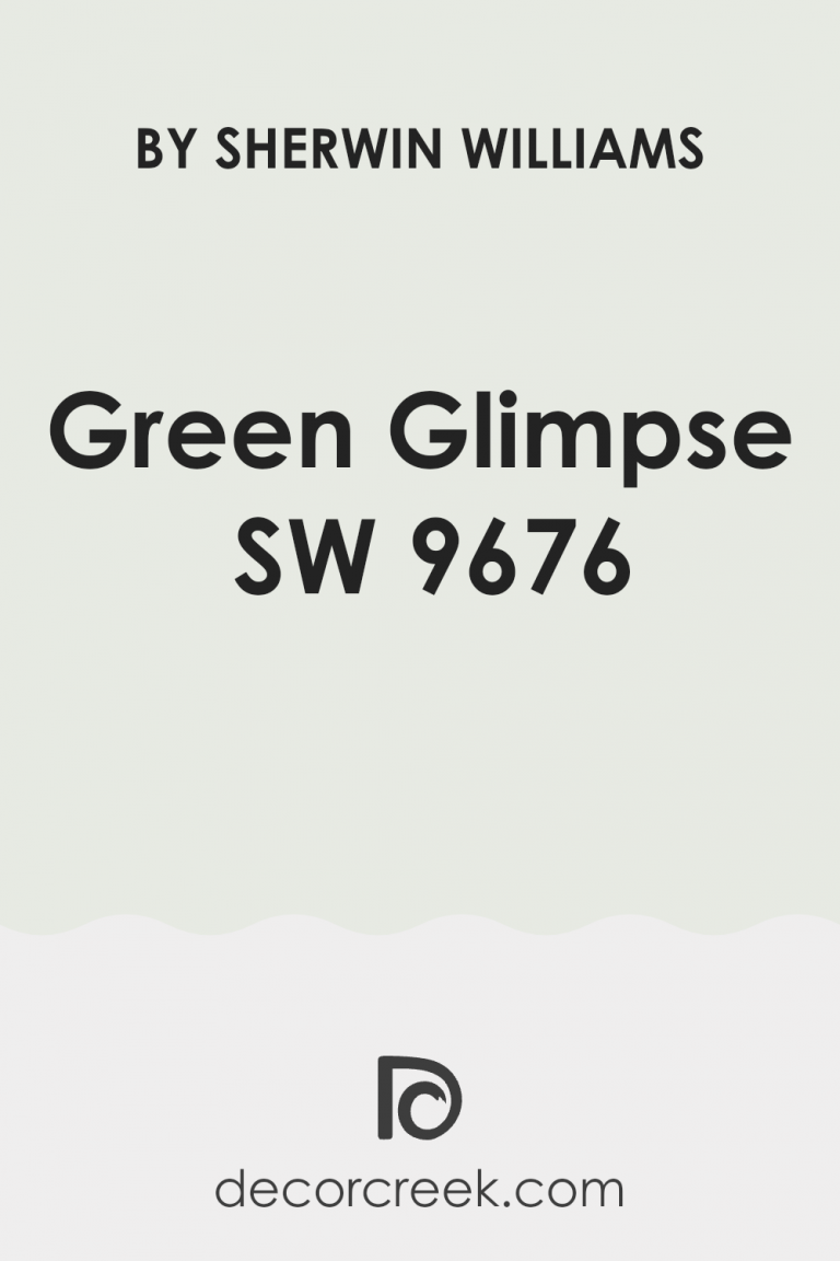 Green Glimpse SW 9676 Paint Color by Sherwin Williams - DecorCreek