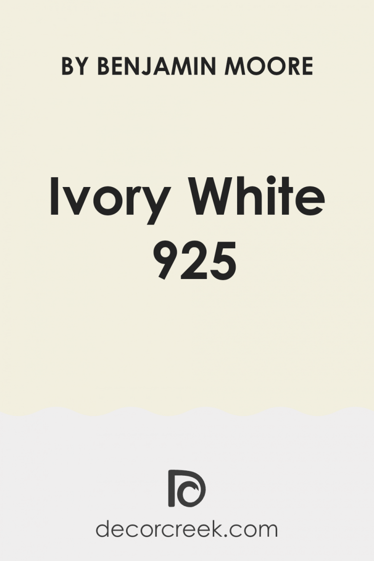 Ivory White 925 Paint Color by Benjamin Moore - DecorCreek