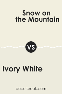 Ivory White 925 Paint Color by Benjamin Moore - DecorCreek