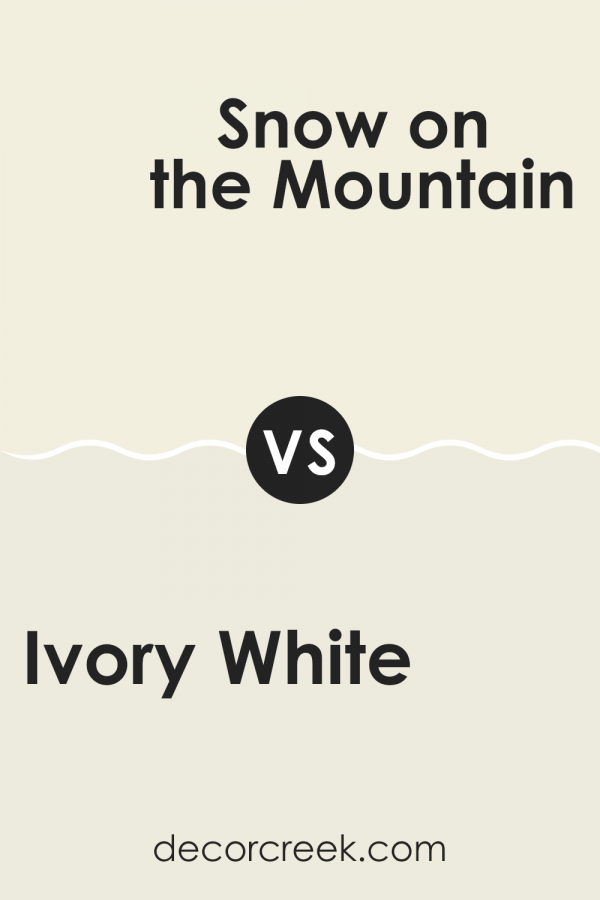Ivory White 925 Paint Color by Benjamin Moore - DecorCreek