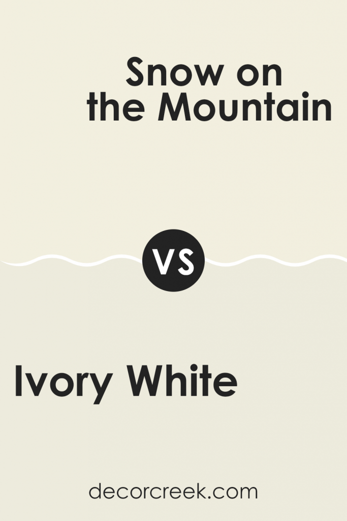 Ivory White 925 Paint Color by Benjamin Moore - DecorCreek