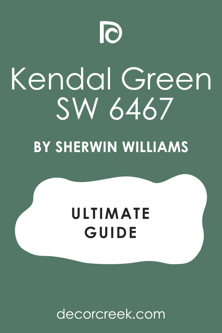 Kendal Green SW 6467 Paint Color by Sherwin Williams - DecorCreek