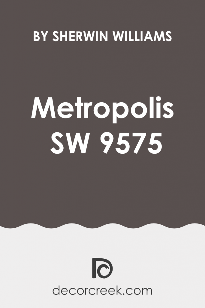 Metropolis SW 9575 Paint Color by Sherwin Williams - DecorCreek
