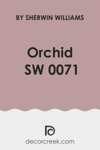 Orchid SW 0071 Paint Color by Sherwin Williams - DecorCreek