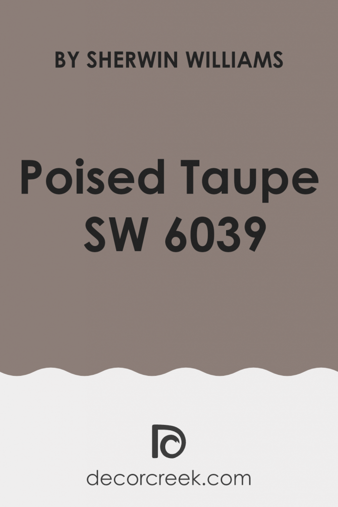 Poised Taupe SW 6039 Paint Color by Sherwin Williams - DecorCreek