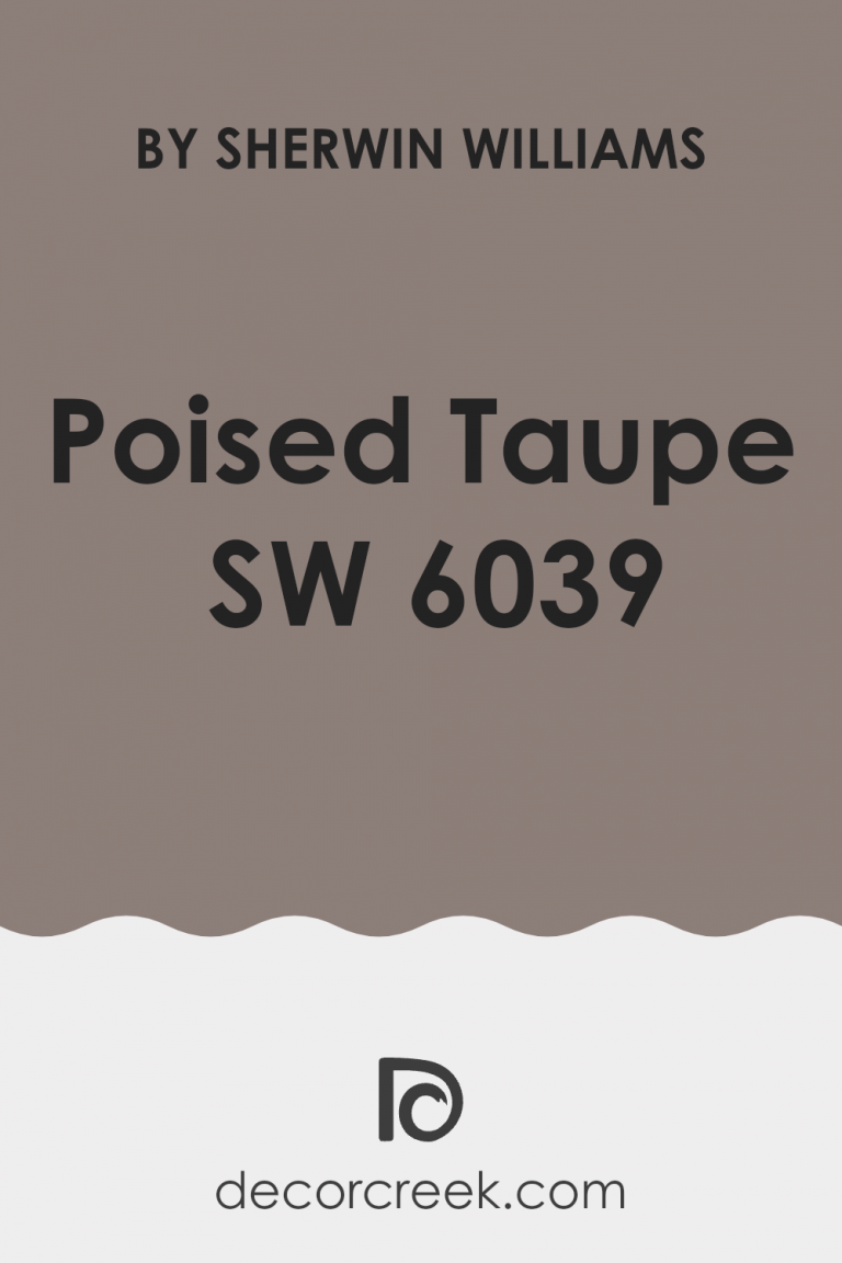 Poised Taupe SW 6039 Paint Color by Sherwin Williams - DecorCreek