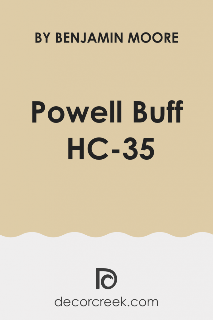 Powell Buff HC-35 Paint Color by Benjamin Moore - DecorCreek