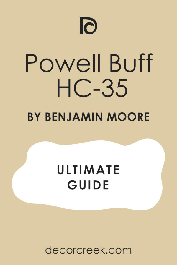 Powell Buff HC-35 Paint Color by Benjamin Moore - DecorCreek