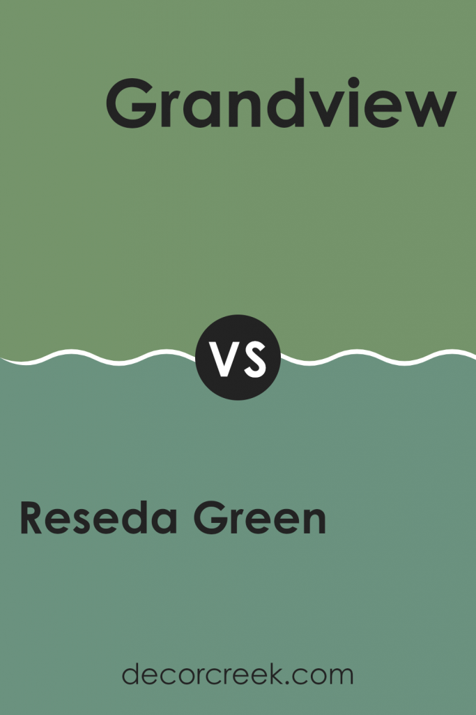 Reseda Green SW 9040 Paint Color by Sherwin Williams - DecorCreek