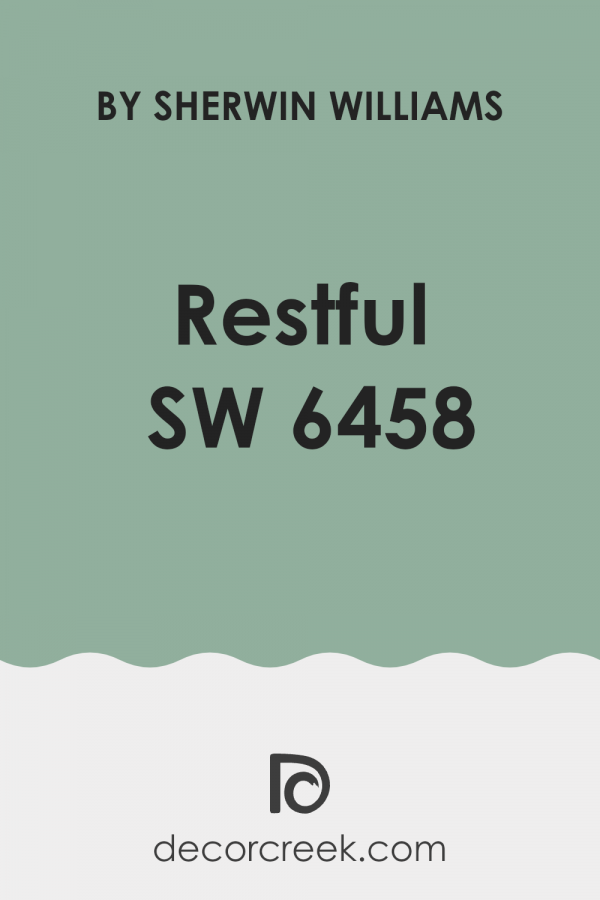 Restful SW 6458 Paint Color by Sherwin Williams - DecorCreek