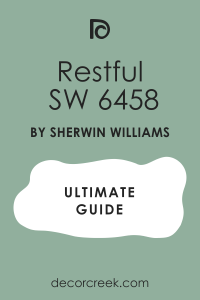 Restful SW 6458 Paint Color by Sherwin Williams - DecorCreek