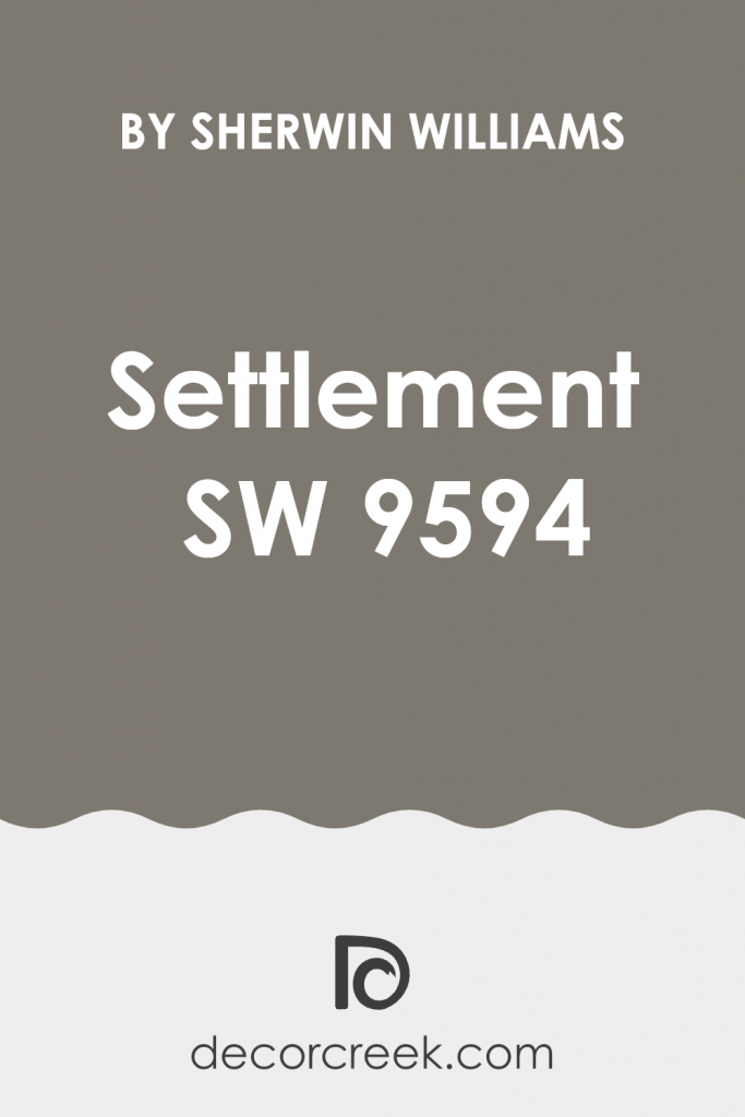 Settlement SW 9594 Paint Color by Sherwin Williams - DecorCreek