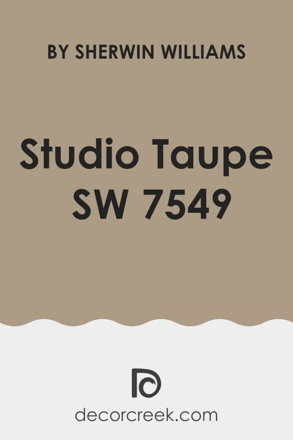 Studio Taupe SW 7549 Paint Color by Sherwin Williams - DecorCreek