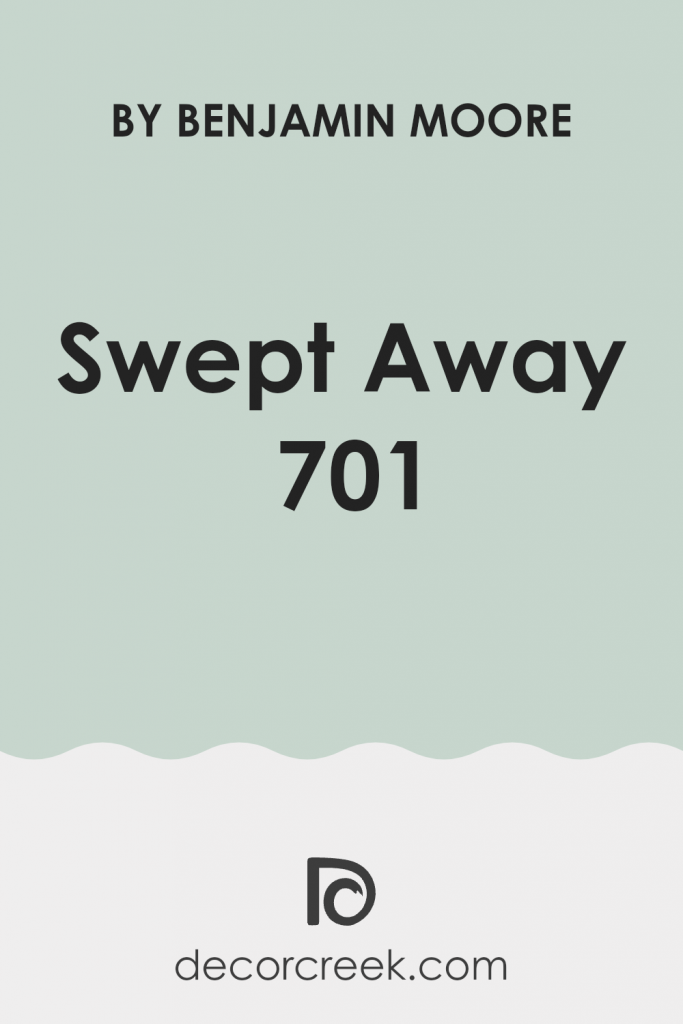 Swept Away 701 Paint Color by Benjamin Moore - DecorCreek