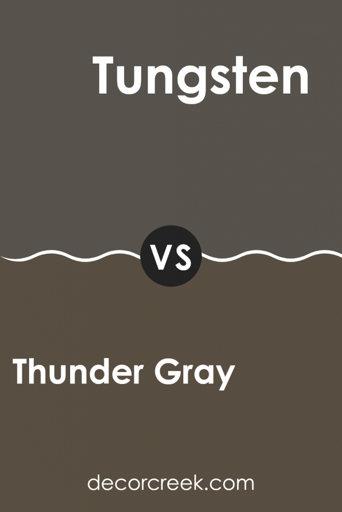 Thunder Gray SW 7645 Paint Color by Sherwin Williams - DecorCreek