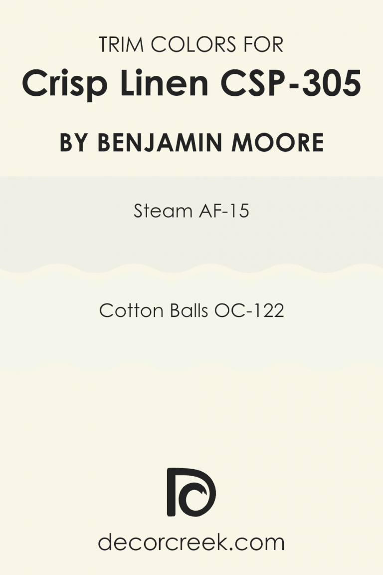 Crisp Linen CSP-305 Paint Color by Benjamin Moore - DecorCreek