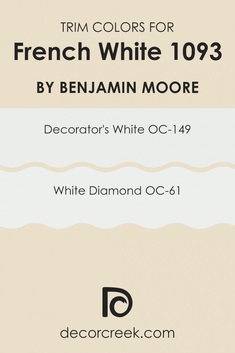 French White 1093 Paint Color by Benjamin Moore - DecorCreek