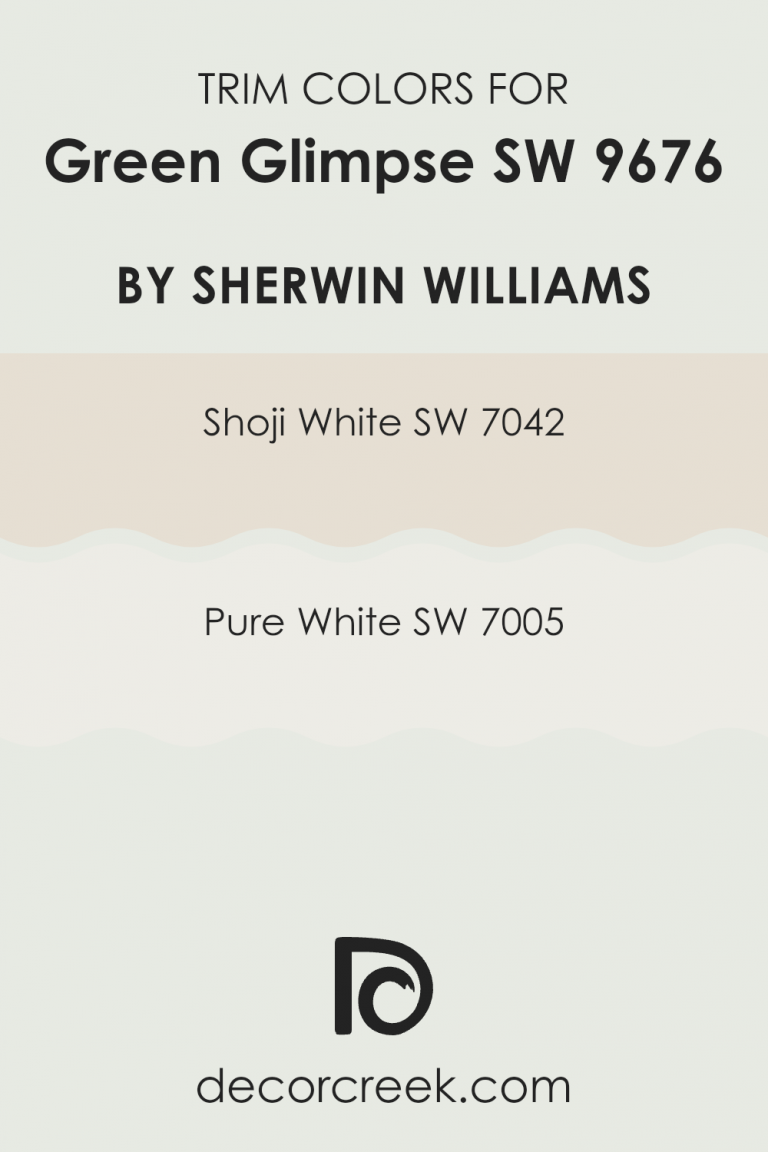 Green Glimpse SW 9676 Paint Color by Sherwin Williams - DecorCreek
