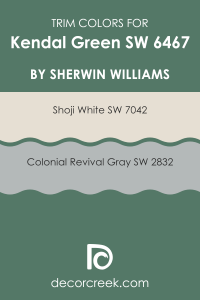 Kendal Green SW 6467 Paint Color by Sherwin Williams - DecorCreek