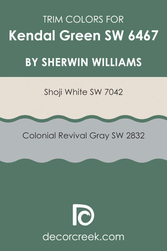 Kendal Green SW 6467 Paint Color by Sherwin Williams - DecorCreek