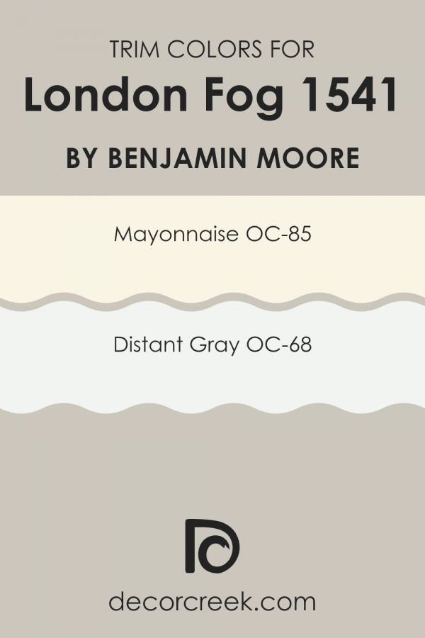 London Fog 1541 Paint Color by Benjamin Moore - DecorCreek