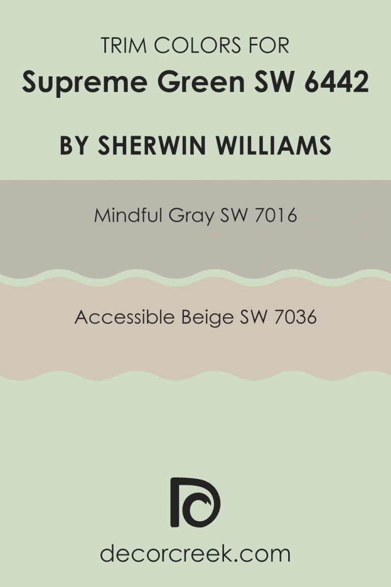 Supreme Green SW 6442 Paint Color by Sherwin Williams - DecorCreek