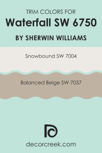 Waterfall SW 6750 Paint Color by Sherwin Williams - DecorCreek