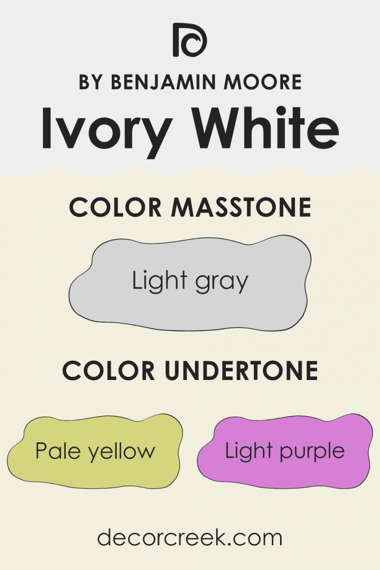 Ivory White 925 Paint Color by Benjamin Moore - DecorCreek