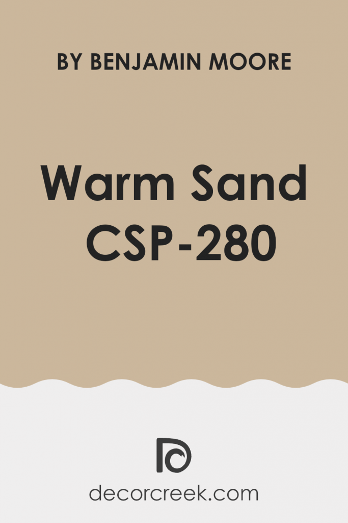 Warm Sand CSP-280 Paint Color by Benjamin Moore - DecorCreek