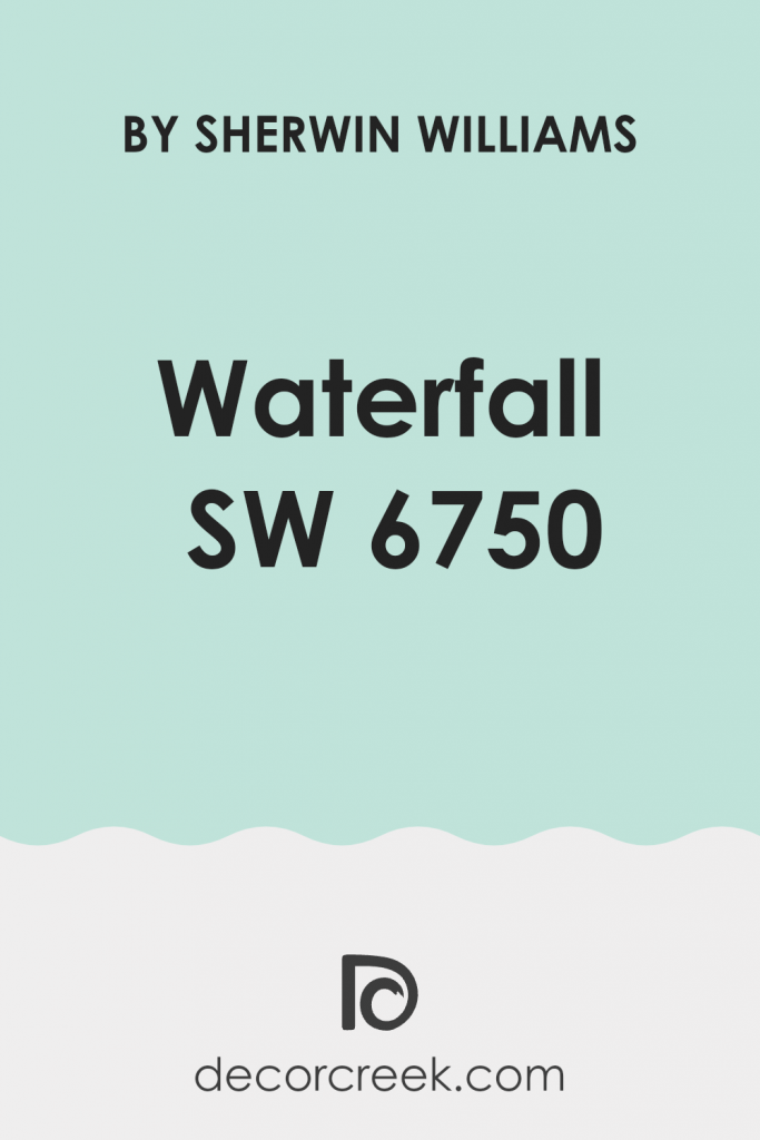 Waterfall SW 6750 Paint Color by Sherwin Williams - DecorCreek