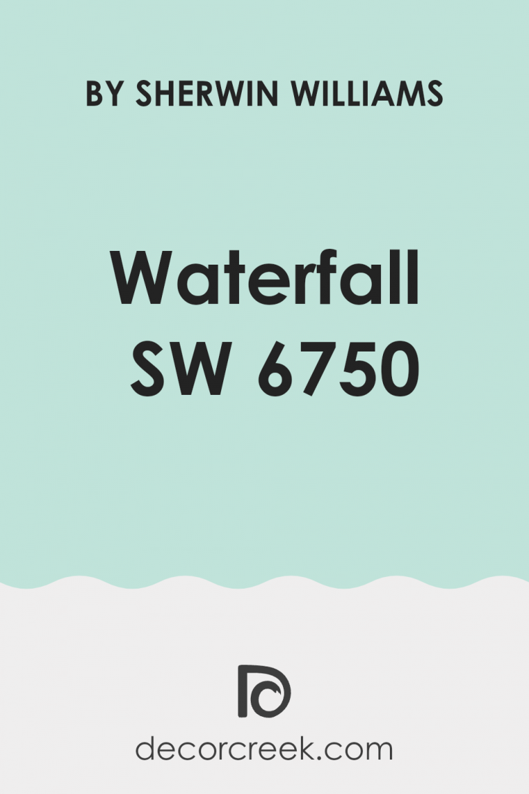 Waterfall SW 6750 Paint Color by Sherwin Williams - DecorCreek