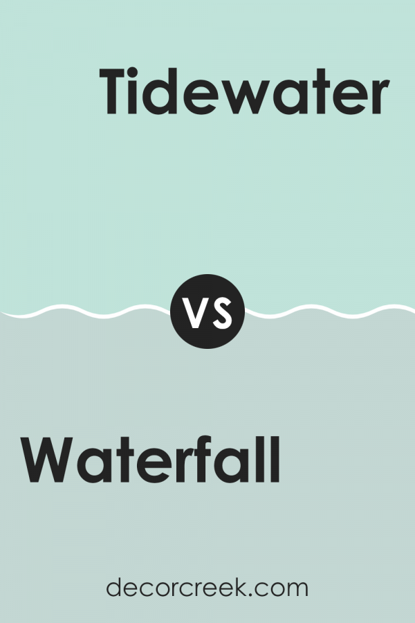 Waterfall SW 6750 Paint Color by Sherwin Williams - DecorCreek