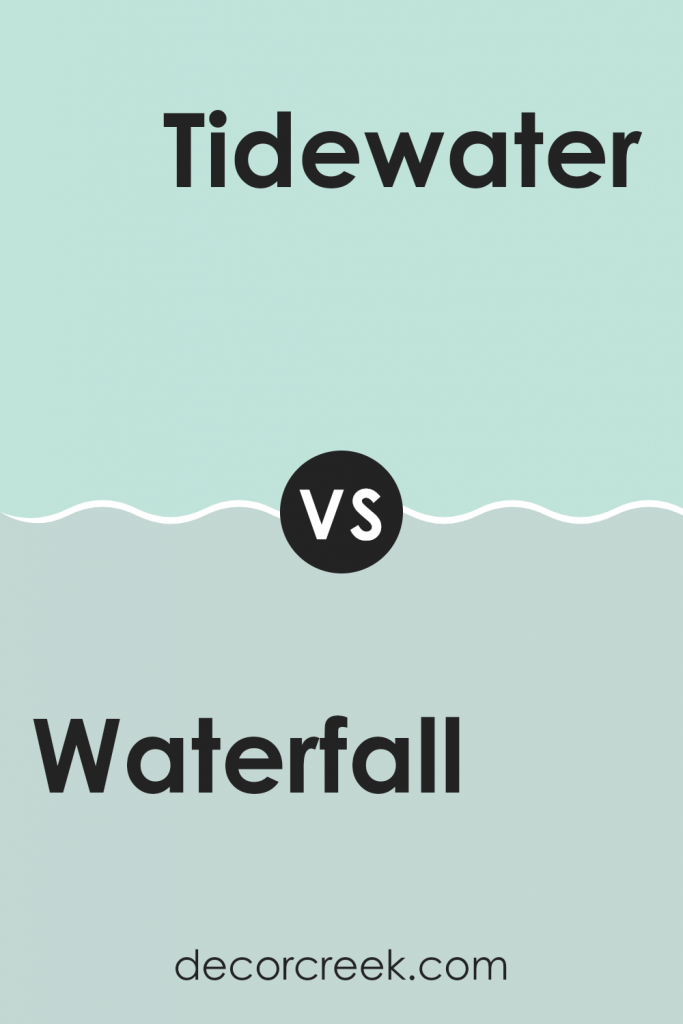 Waterfall SW 6750 Paint Color by Sherwin Williams - DecorCreek