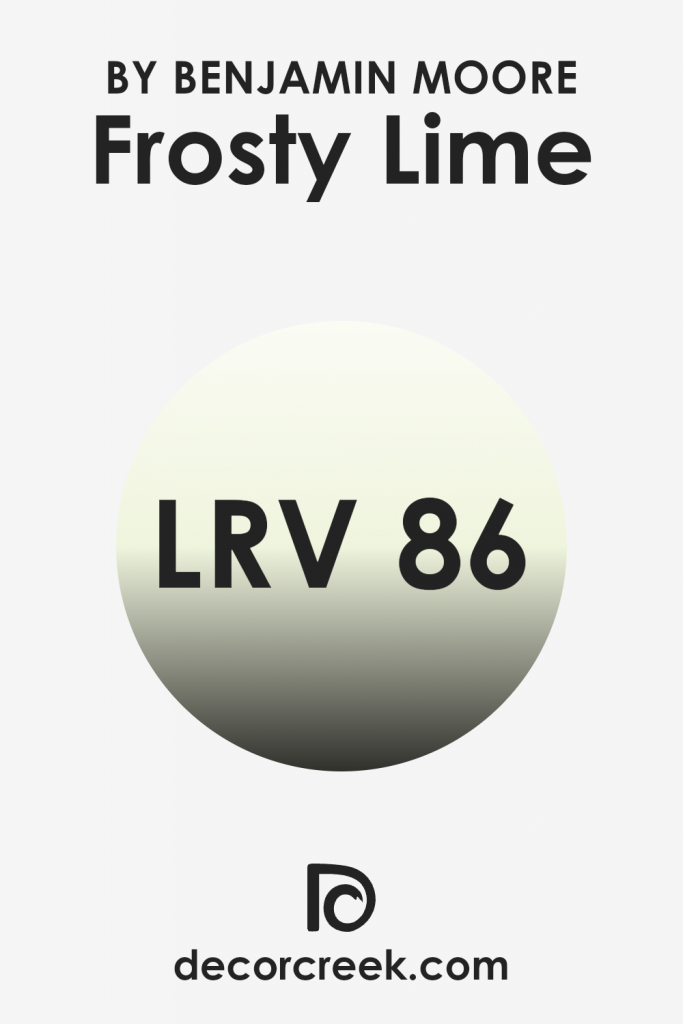 Frosty Lime 2029-70 Paint Color by Benjamin Moore - DecorCreek