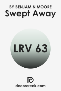 Swept Away 701 Paint Color by Benjamin Moore - DecorCreek