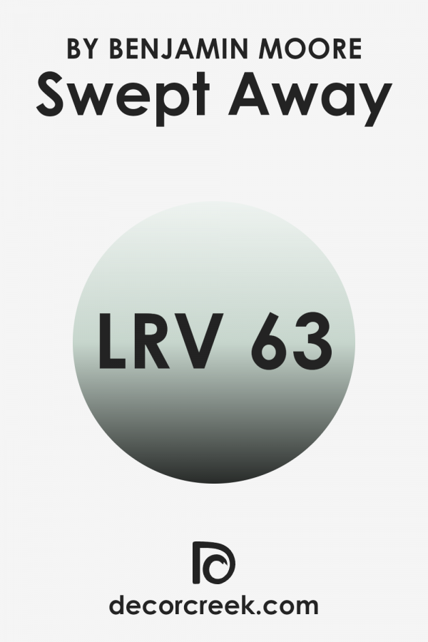 Swept Away 701 Paint Color by Benjamin Moore - DecorCreek