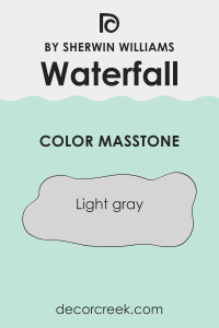 Waterfall SW 6750 Paint Color by Sherwin Williams - DecorCreek