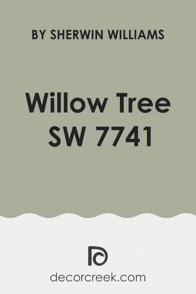 Willow Tree SW 7741 Paint Color by Sherwin Williams - DecorCreek