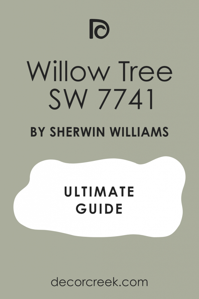 Willow Tree SW 7741 Paint Color by Sherwin Williams - DecorCreek