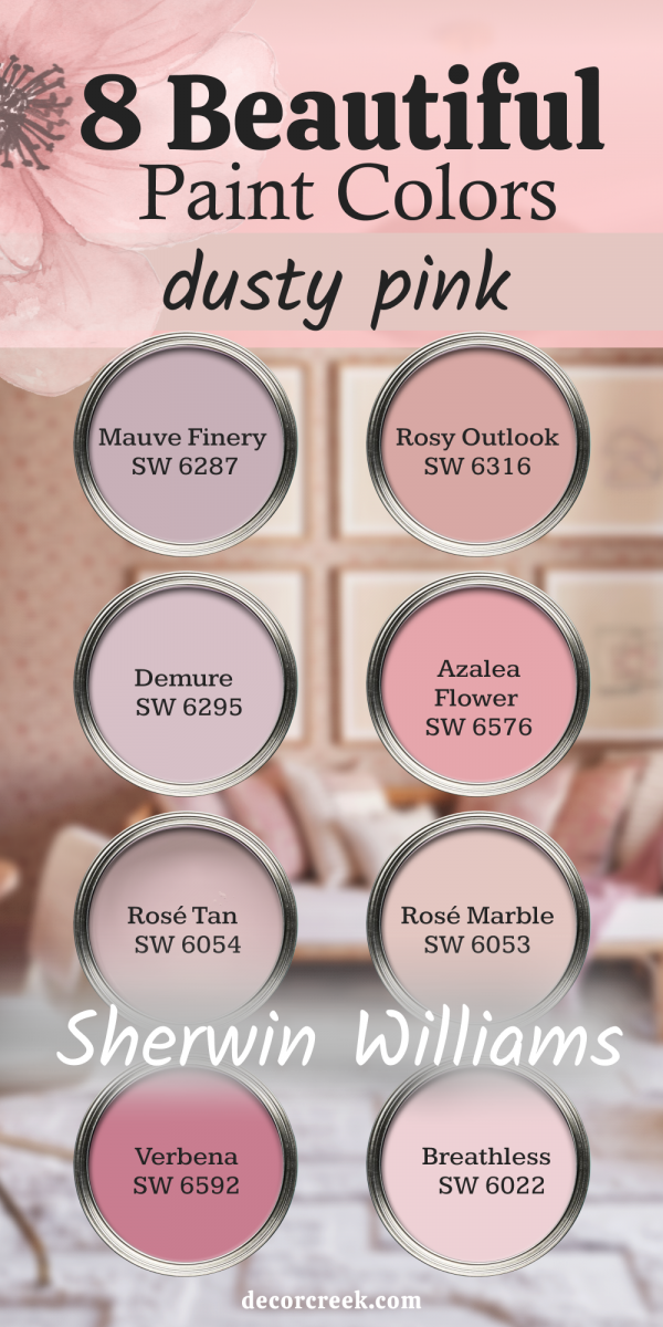 28 Best Pink Paint Colors From Sherwin Williams Trendy This Year ...
