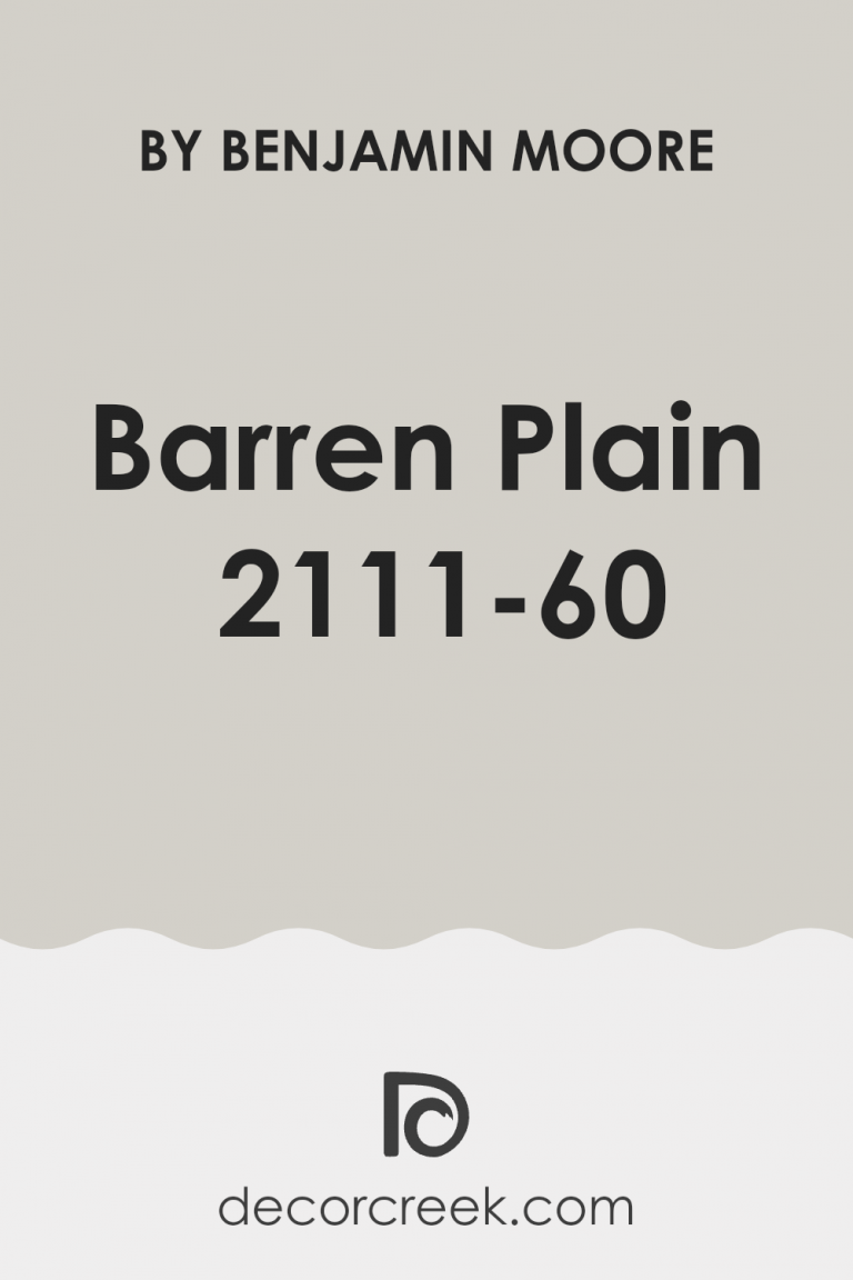 Barren Plain 2111-60 Paint Color by Benjamin Moore - DecorCreek