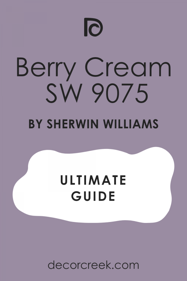 Berry Cream SW 9075 Paint Color by Sherwin Williams - DecorCreek