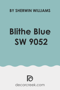 Blithe Blue SW 9052 Paint Color by Sherwin Williams - DecorCreek