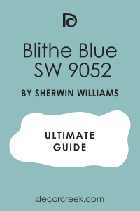 Blithe Blue SW 9052 Paint Color by Sherwin Williams - DecorCreek