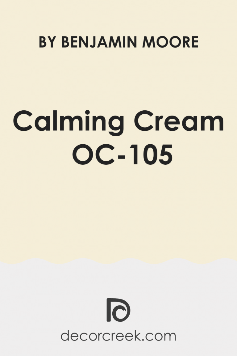 Calming Cream OC-105 Paint Color by Benjamin Moore - DecorCreek