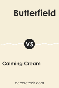 Calming Cream OC-105 Paint Color by Benjamin Moore - DecorCreek